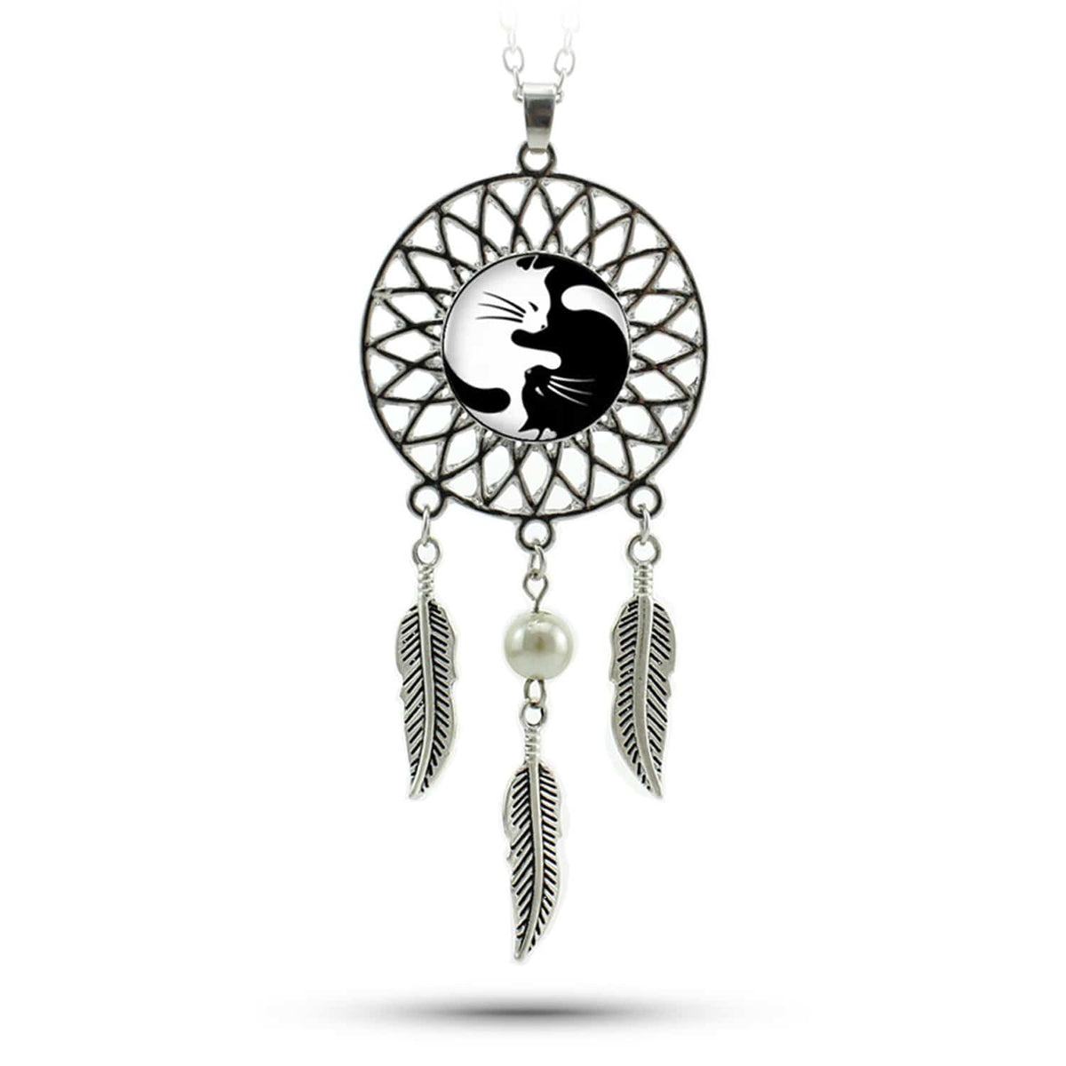 Cat Dream Catcher | Yin Yang Paradise