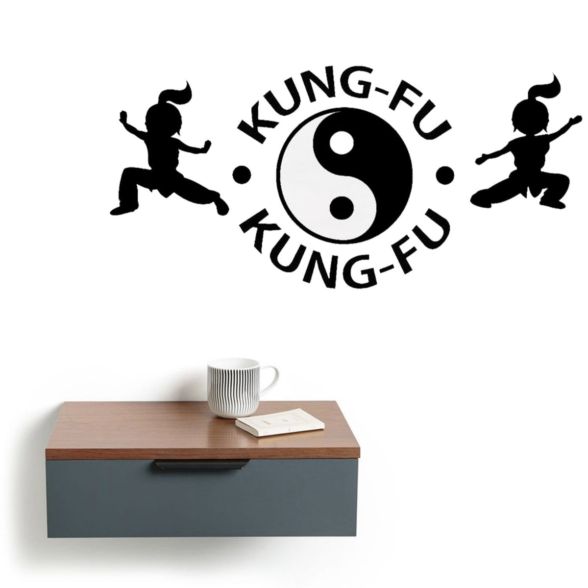 Kung-Fu Wall Decal | Yin Yang Paradise
